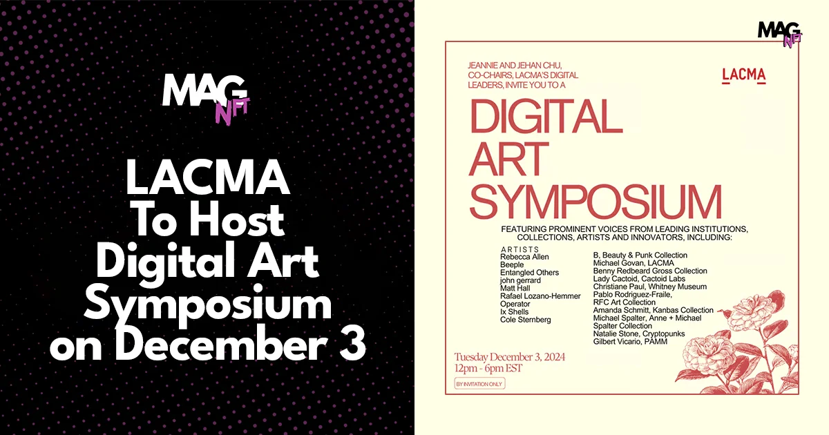 LACMA To Host Digital Art Symposium on December 3